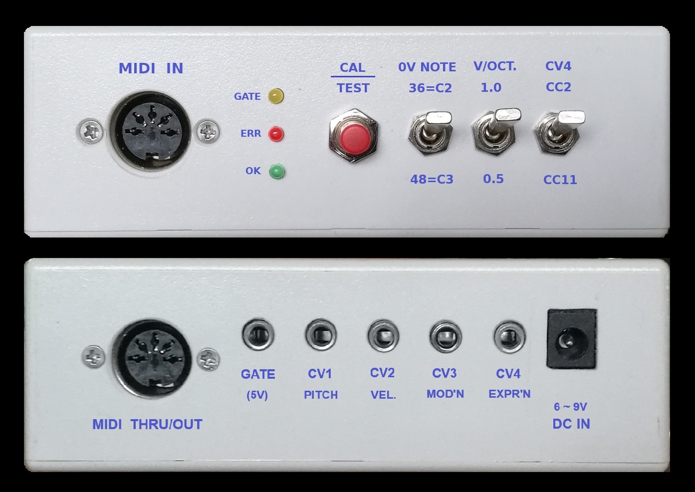 MIDI-to-CV Translator